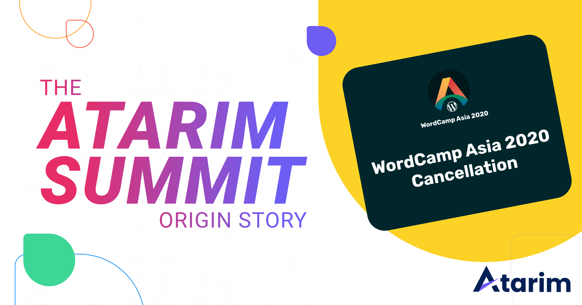 The Atarim Summit Origin Story – Where It All Started | Atarim